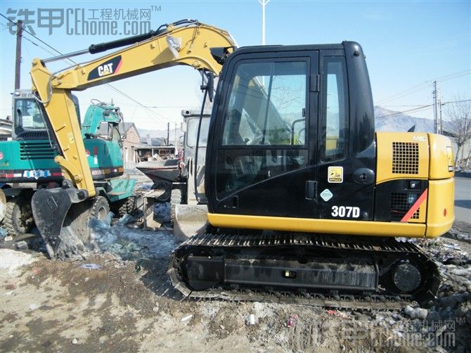 新挖机卡特307,卡特307掘机,卡特307d掘机_大山谷图库
